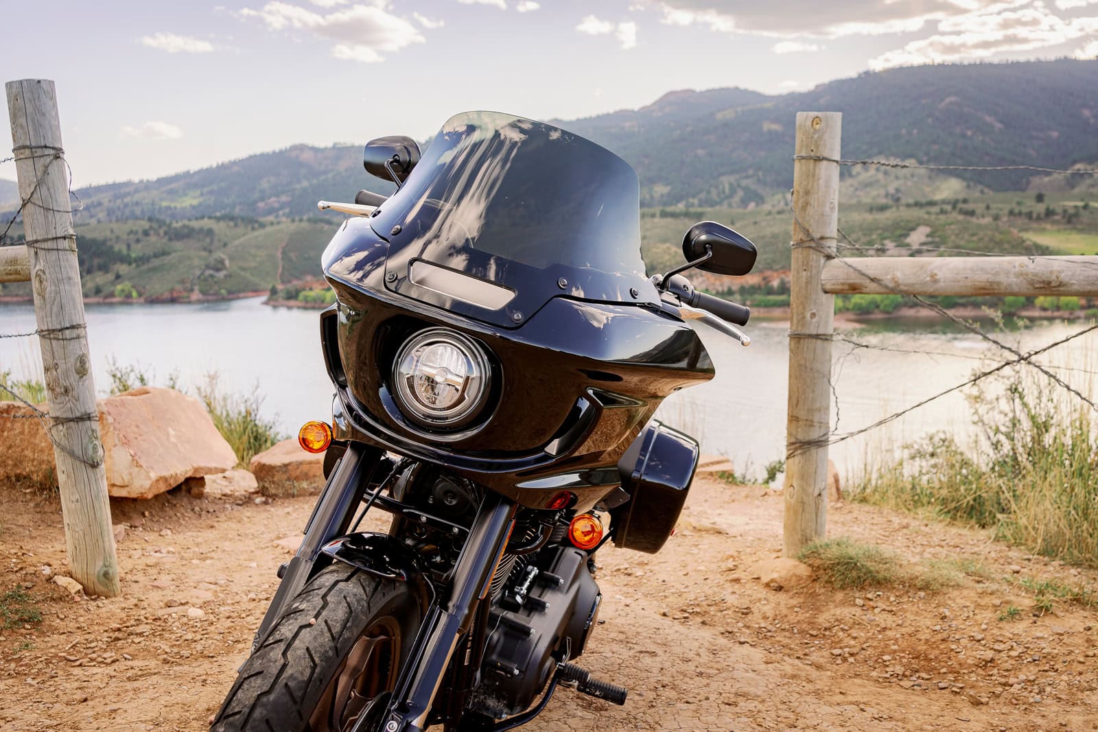 Harley-Davidson® FXLRST Low Rider ST Windshield | Clearview Shields